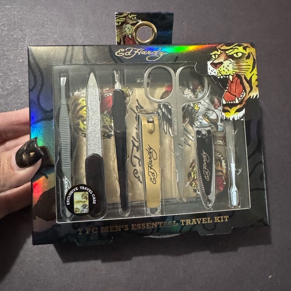 Ed Hardy | Accessories | Ed Hardy Mens Travel Grooming Kit Bnip | Poshmark